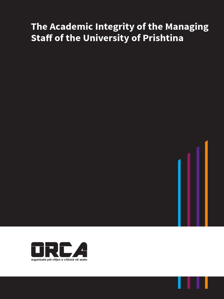 ORCA Raporti Komplet English | PDF | Academic Journal | Academic Degree