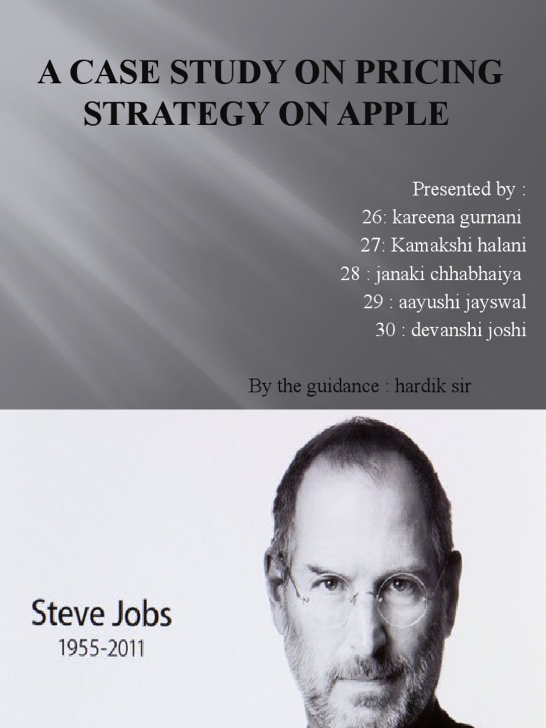 Apple Pricing Strategy Case Study | PDF