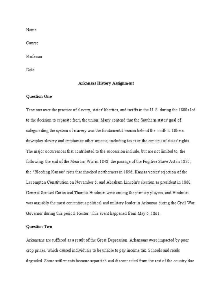 Arkansas History | PDF