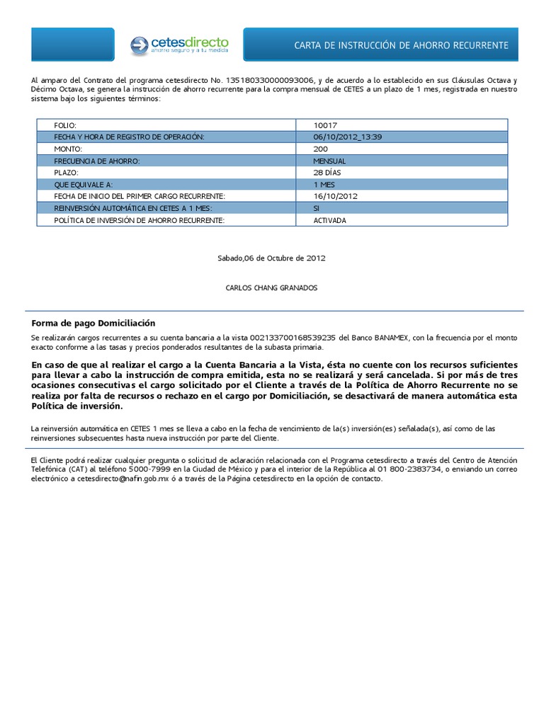 CETES | PDF | Bancos | Economias