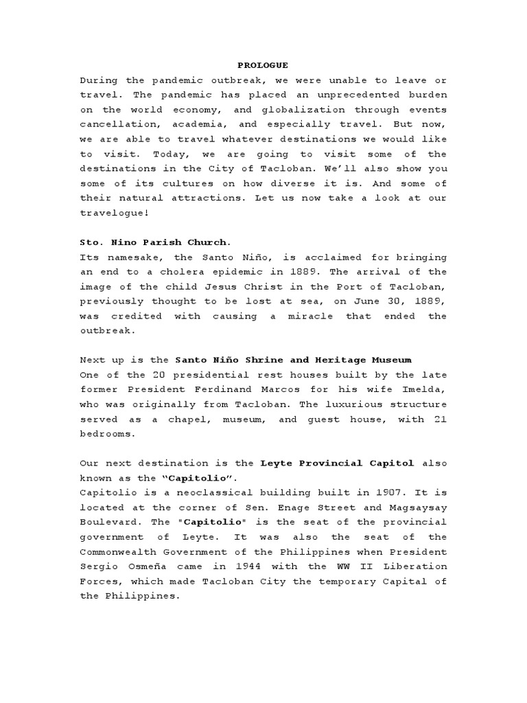 Script Travelogue | PDF | Social Science | Travel