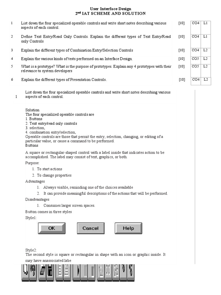 IAT-III Question Paper With Solution of 18CS734 User Interface Design Jan-2022-Vivia John | PDF ...