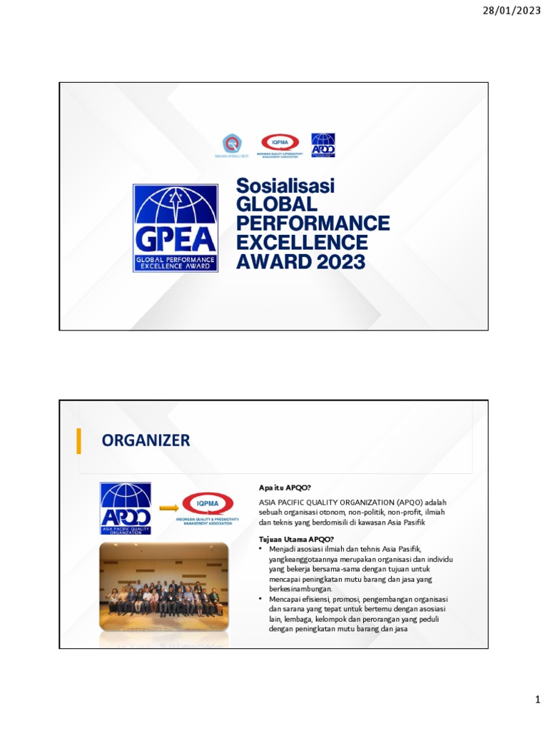 Sosialisasi GPEA 2023 - 14122022 | PDF | Business