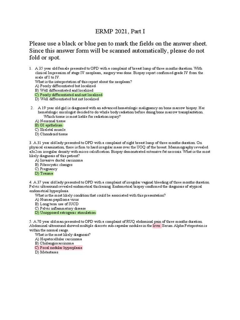 ERMP 2021, Part I | PDF