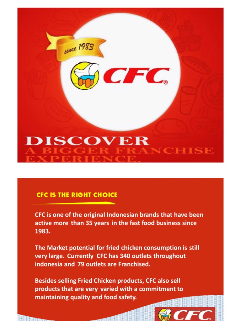 CFC Franchise and Joint Venture Opportunities in Indonesia | PDF ...
