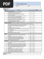 Daily Safety Briefing Checklist | PDF | Safety | Labor Relations