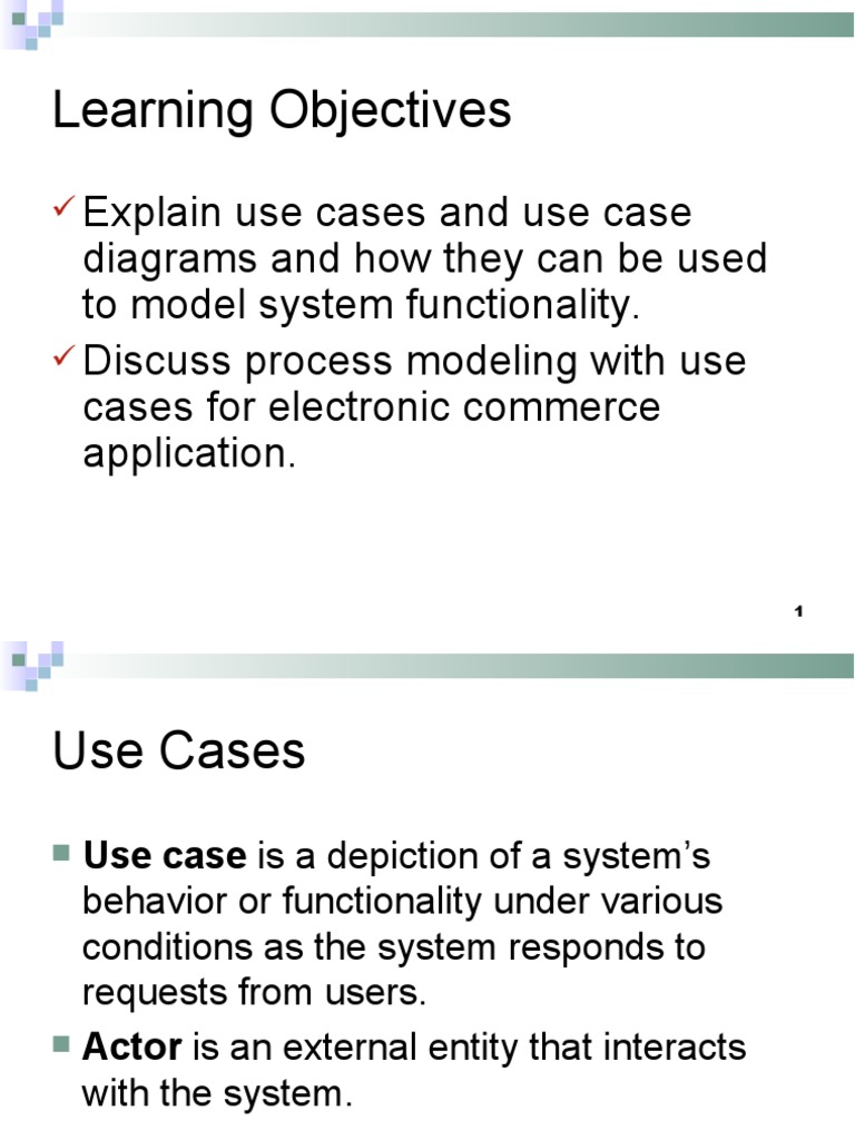 Use Cases | PDF | Use Case | System