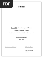 Accounts Project COVER PAGES | PDF