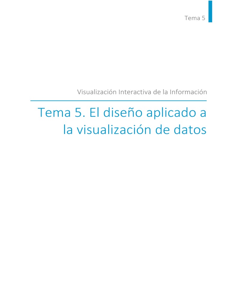 Tema 5 - El Diseño Aplicado A La Visualización de Datos | PDF | Cian ...