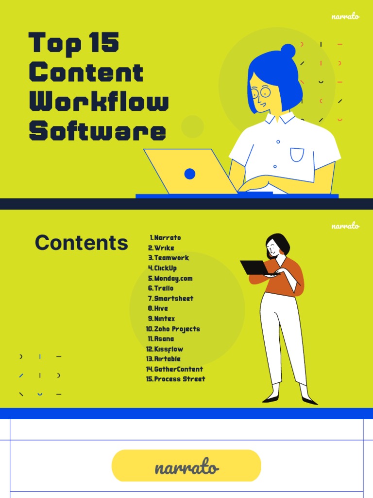 Top 15 Content Workflow Software | PDF | Workflow | Automation