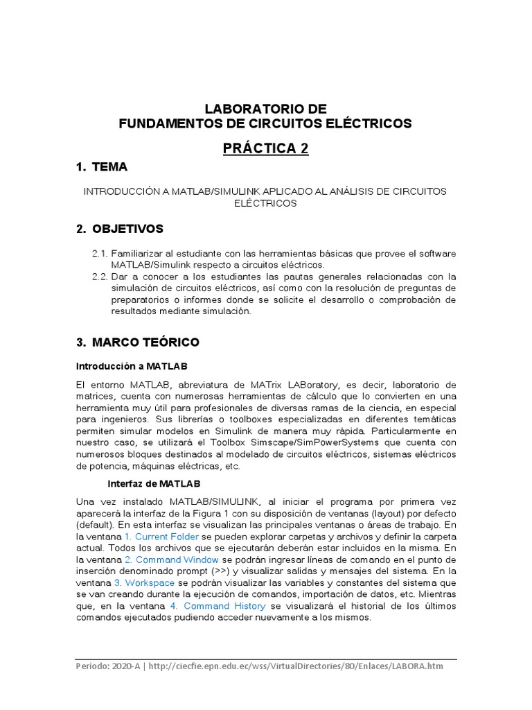 Practica De Circuitos Electricos Pdf Matlab Software