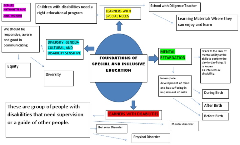 Concept Map | PDF | Disability | Intellectual Disability