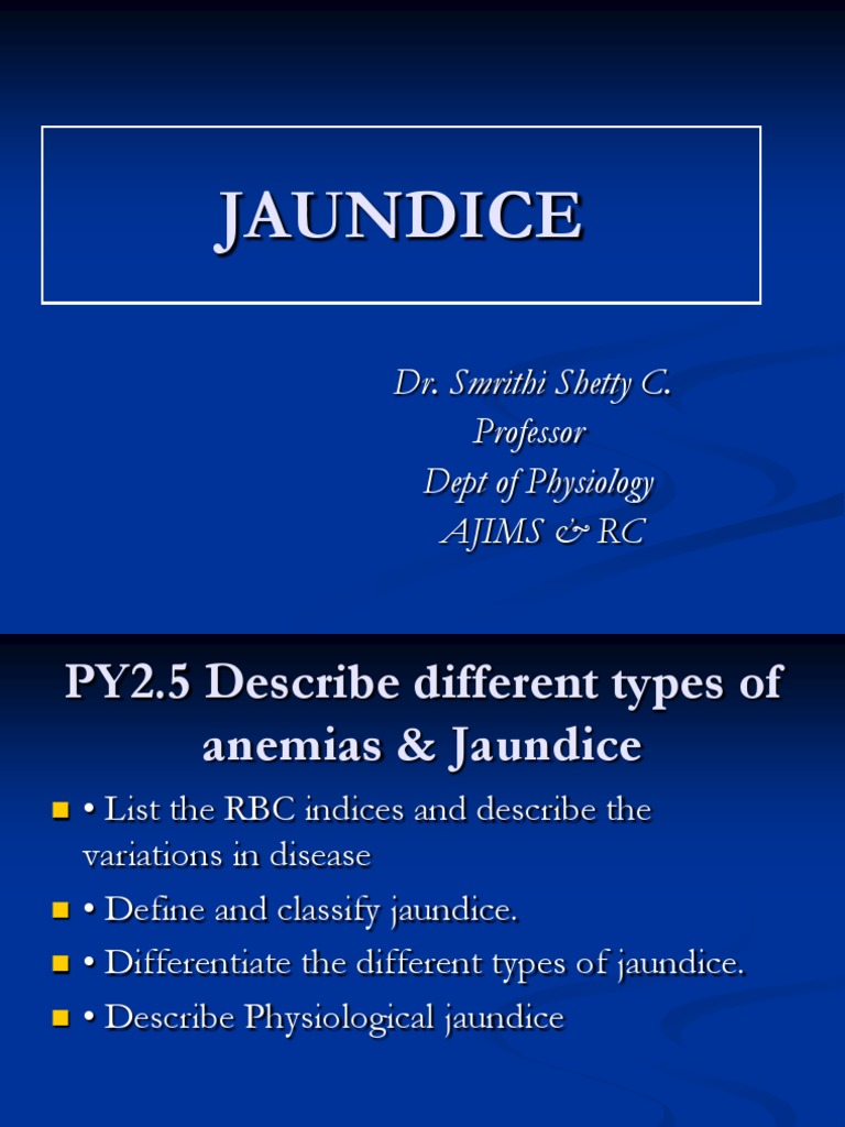 Types and Causes of Jaundice Explained | PDF | Clinical Medicine ...