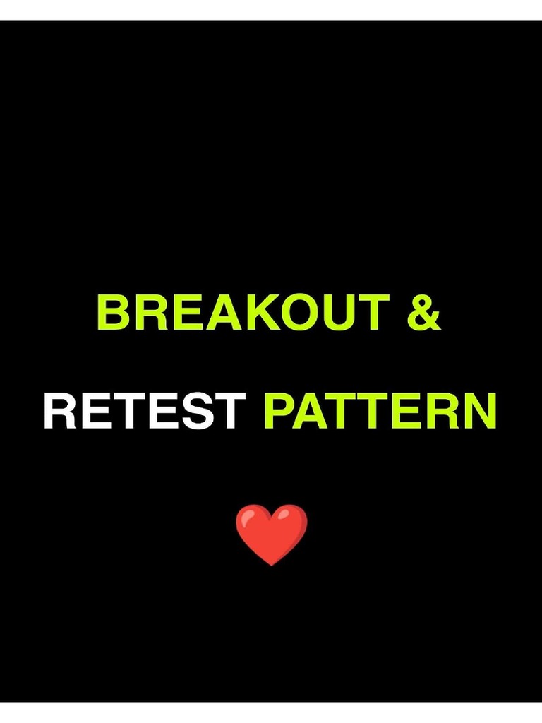Breakout & Retest Patterns | PDF