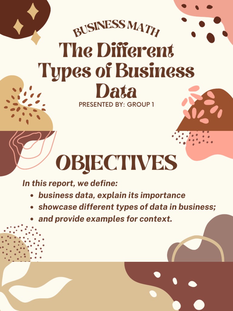 The Different Types of Business Data | PDF | Analytics | Search Engine Optimization