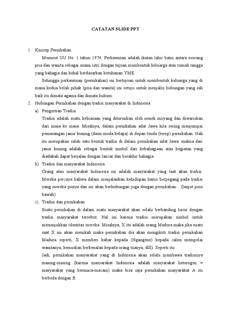 Catatan Slide PPT | PDF