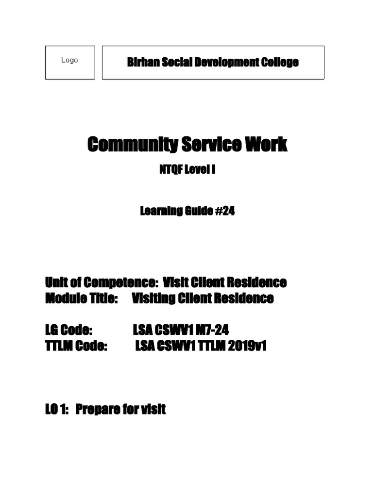 Home Visit Preparation Guide for Social Workers | PDF | Condominium ...