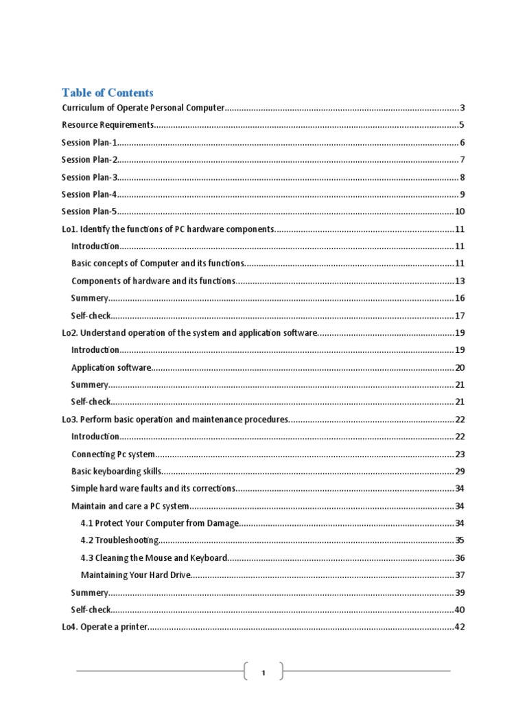Operate Personal Computer Pdf Operating System Computer Data Storage 