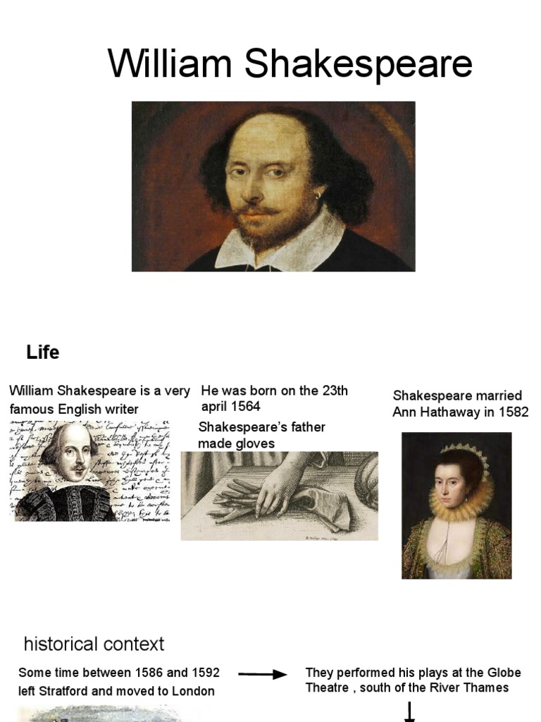 Shakespeare: Life and Hamlet Overview | PDF | William Shakespeare | Hamlet