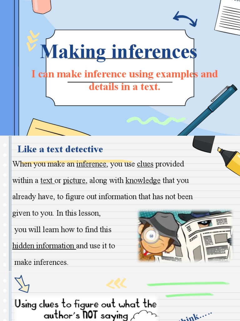 Making Inference | PDF