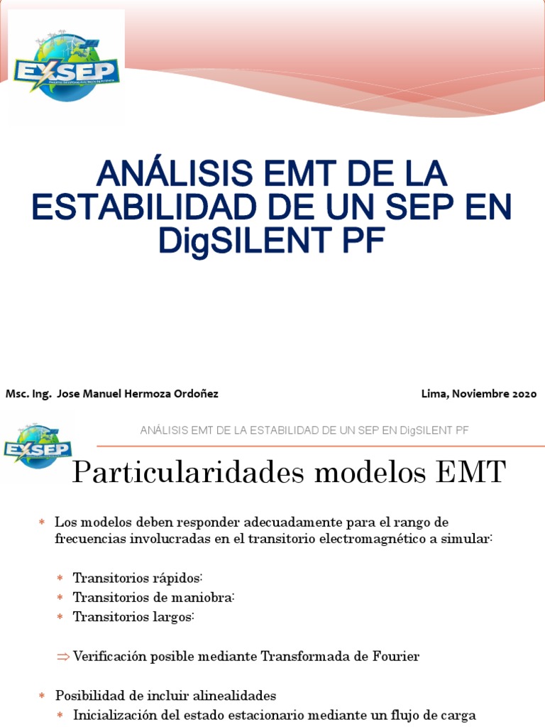 Análisis EMT de Estabilidad SEP DigSILENT | PDF | Matemáticas Aplicadas