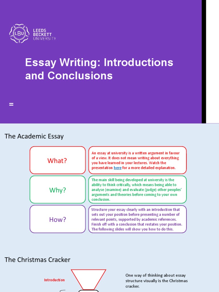 Essay Intros and Conclusions | PDF | Essays | Social Networking Service