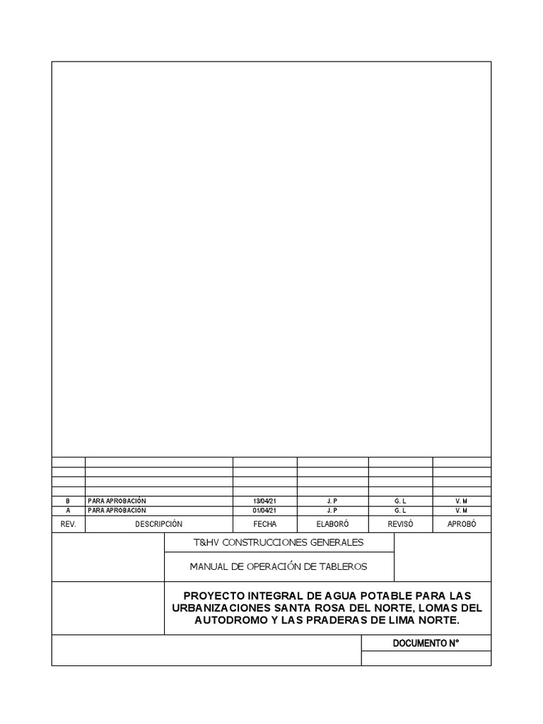 Manual de Operación de Tableros Eléctricos | PDF | Controlador lógico ...