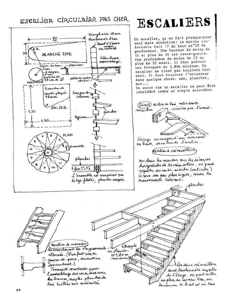 Schéma Escaliers | PDF