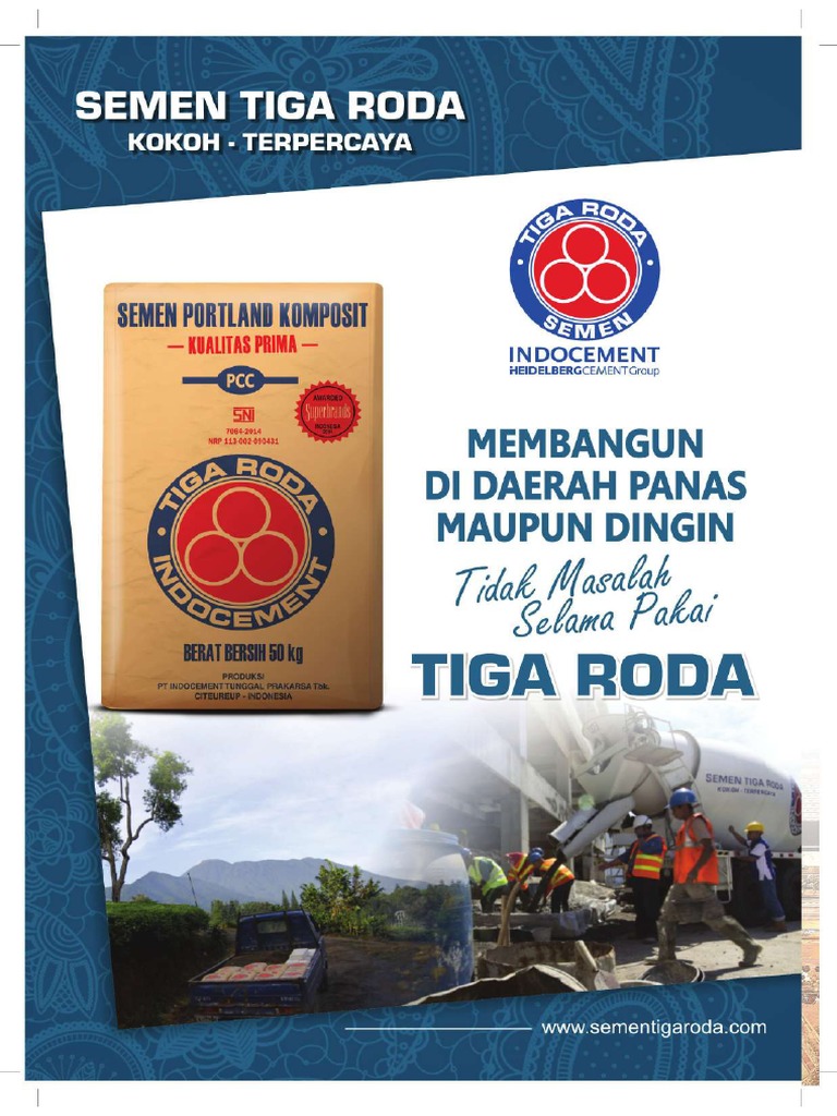 Tiga Roda Semen Brosur | PDF