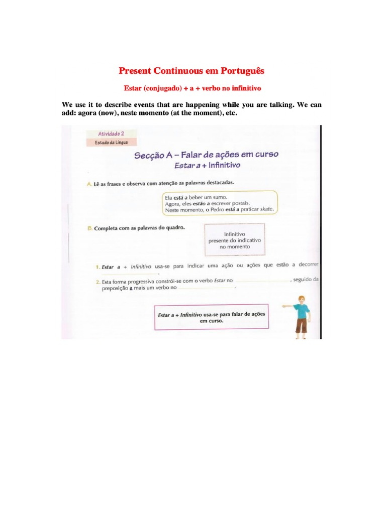 Estar A Infinitivo | PDF