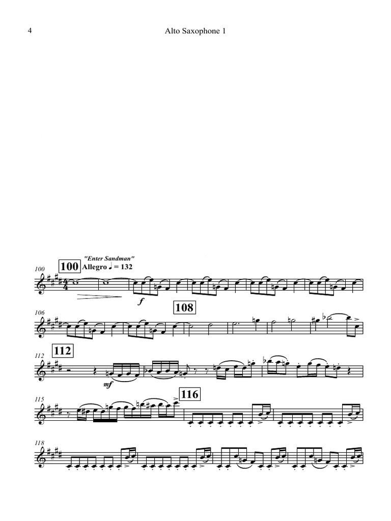 Alto Sax 1 | PDF