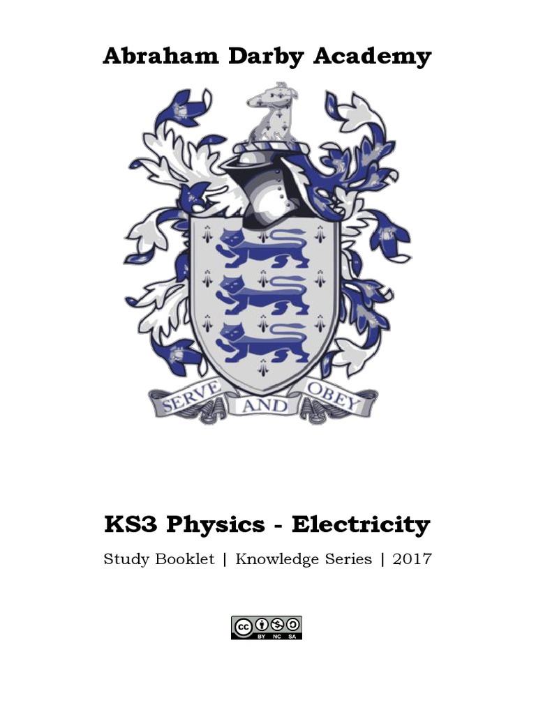 KS3 Physics Electricity | PDF | Voltage | Electric Current