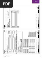 A2 Key For Schools Reading Sample Answer Sheet | PDF
