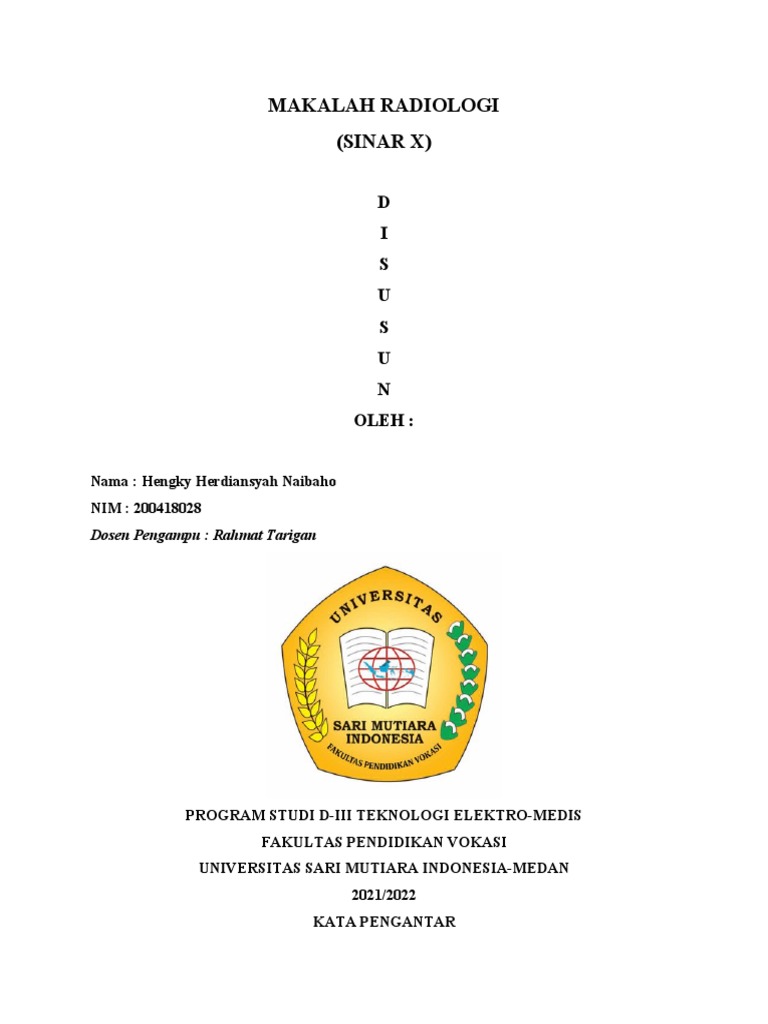 Makalah SINAR X | PDF