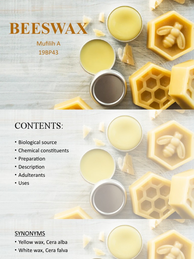 Beeswax 19BP43 | PDF