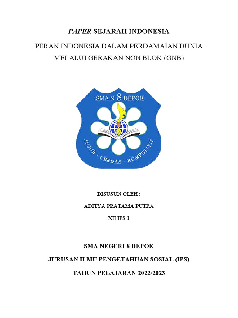 Contoh Paper Makalah Sejarah Indonesia G Pdf