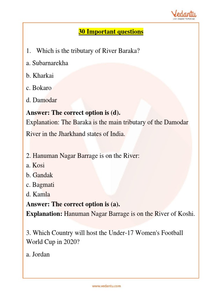 IGKO Important Questions Class 8 | PDF | Planets | Florence Nightingale