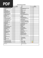 Formato Check List Inspeccion Comedores | PDF | Alimentos | Cocina