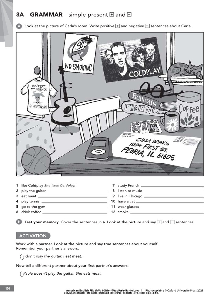 3a - Simple Present Affirmative and Negative | PDF
