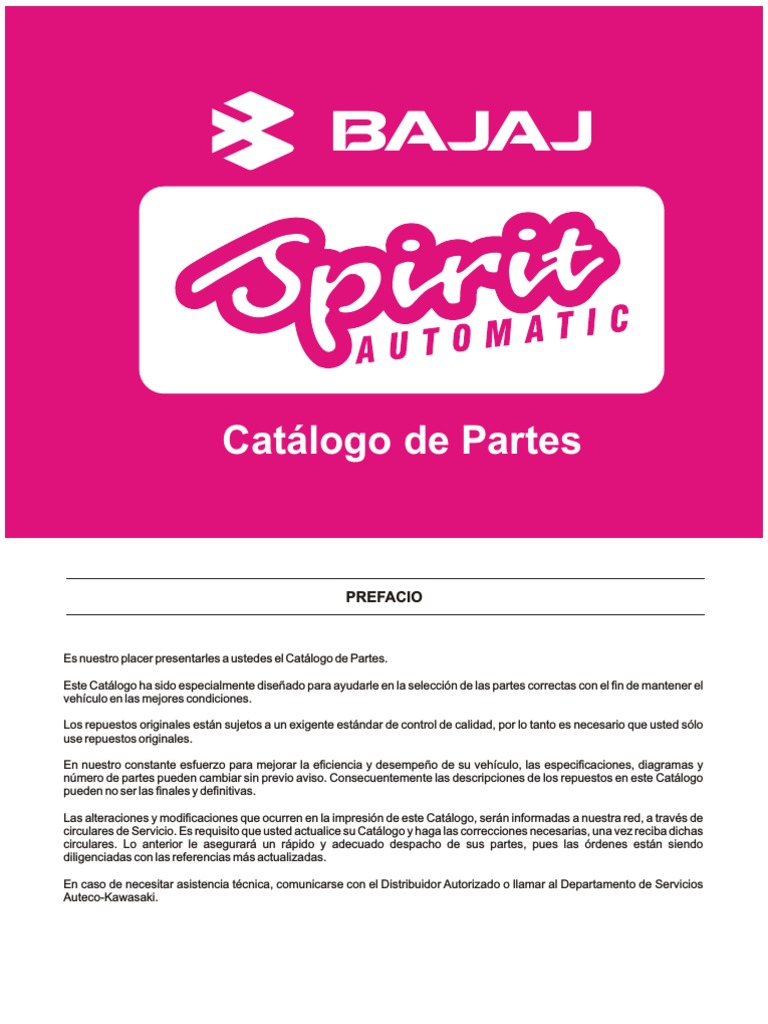 Bajaj - Spirit | PDF