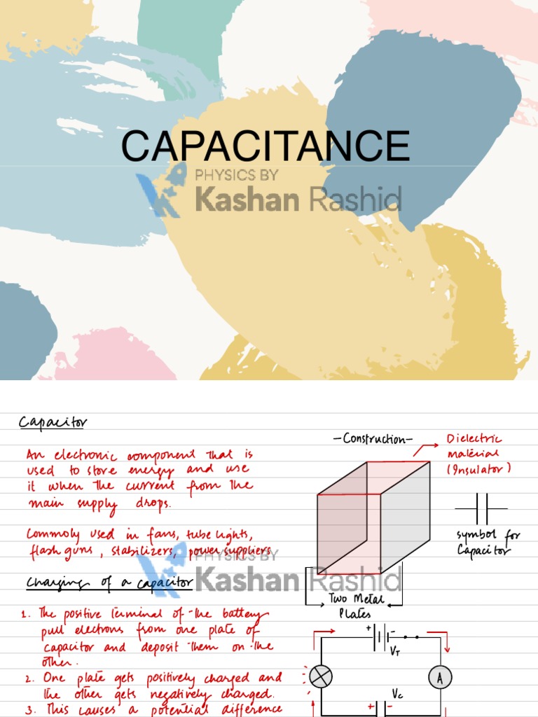 Capacitance | PDF | Capacitor | Capacitance