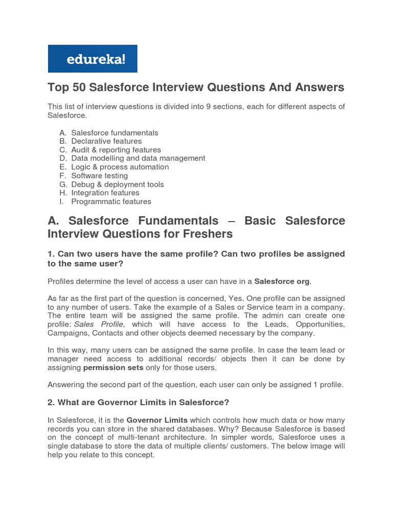 Salesforce Interview Questions Guide | PDF | Web Service | Representational State Transfer