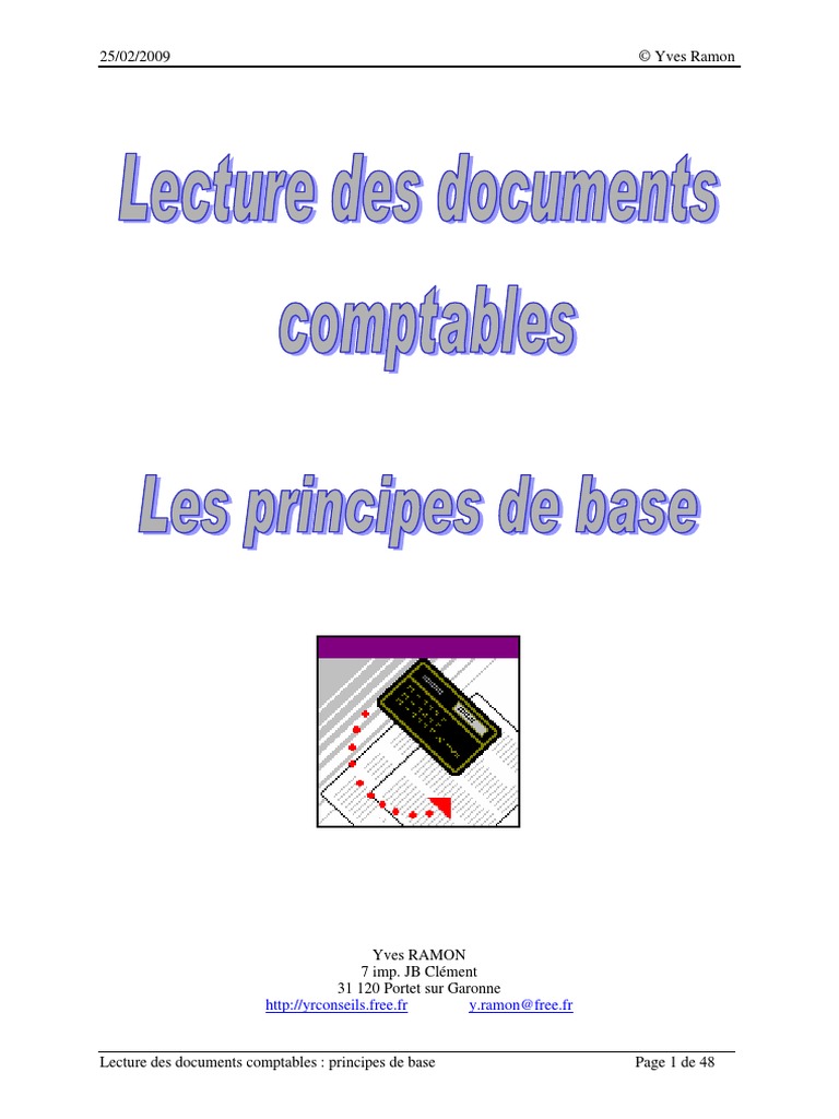 La Lecture Des Documents Comptables. Principes de Base | PDF | Leasing ...