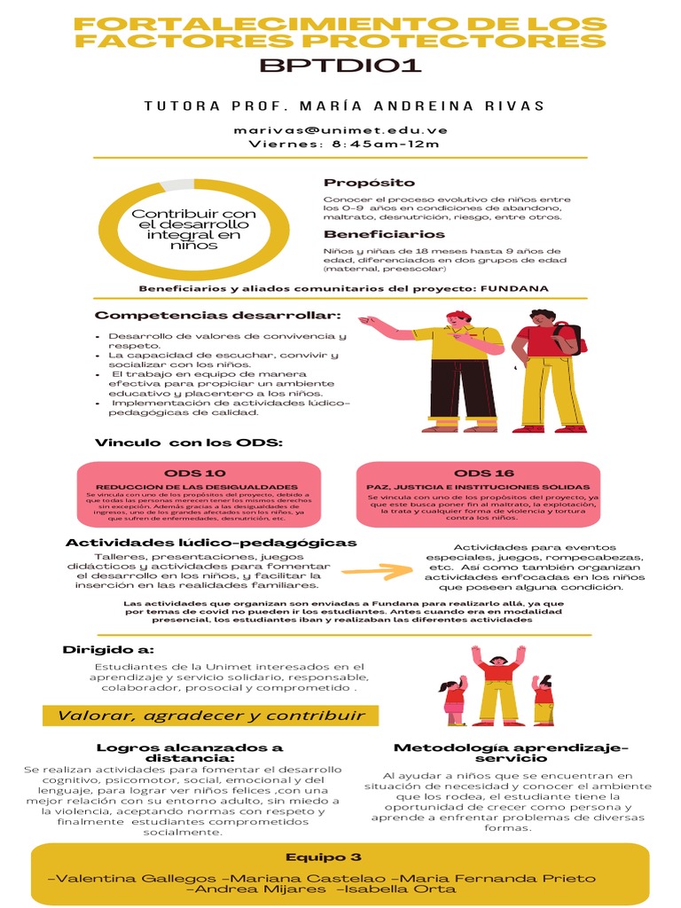 Fortaleciendo Los Factores Protectores | PDF | Educación de la primera ...