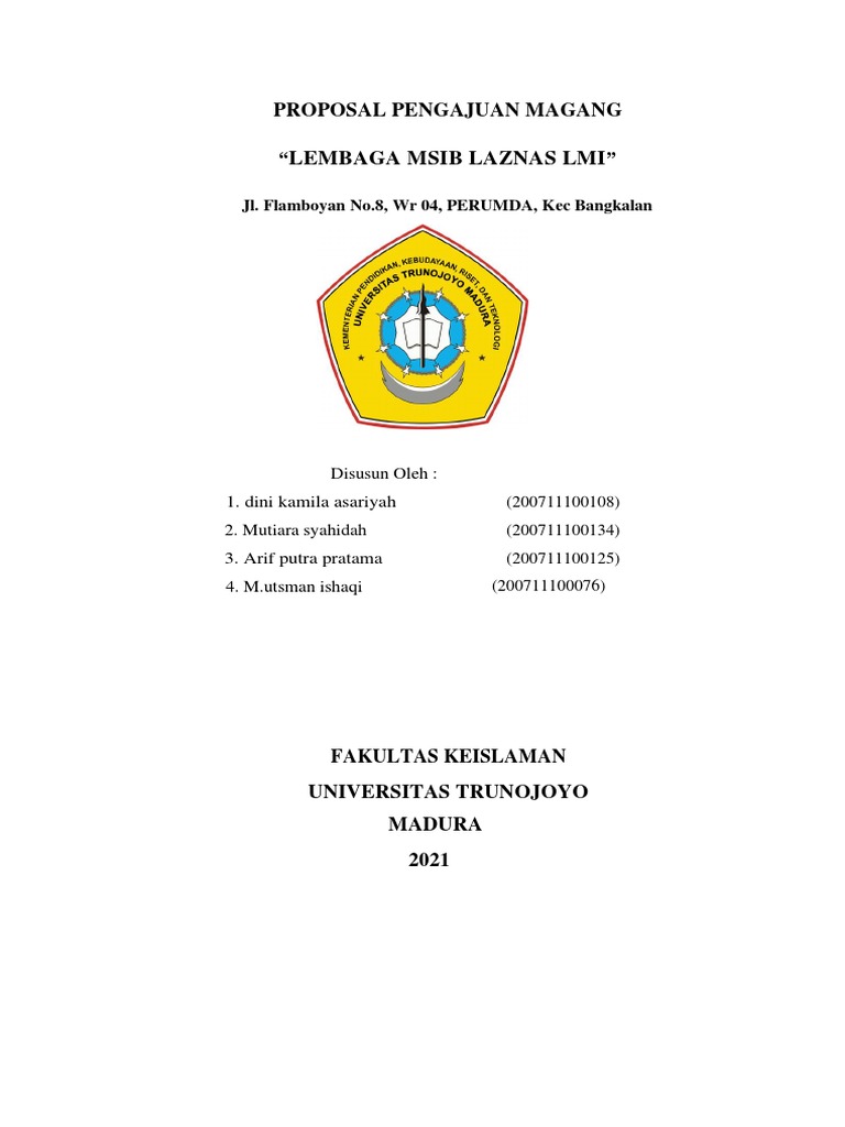 Proposal MSIB Laznas LMI (HBS) - 1 | PDF