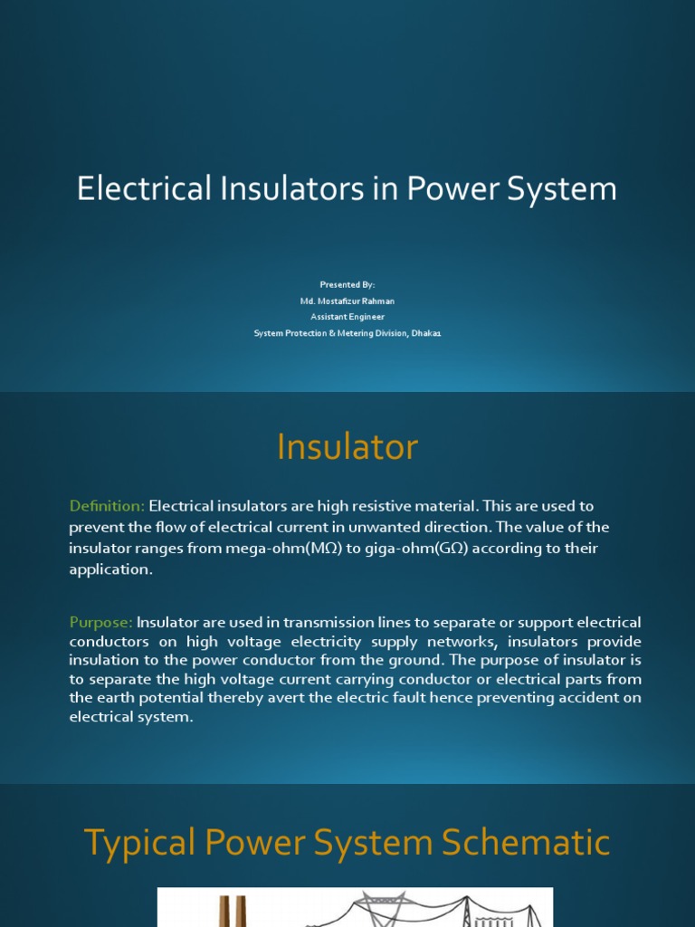 Insulators Presentation | PDF