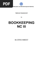 Evidence Plan: Bookkeeping Nciii Page 1 of 2 | PDF | Bookkeeping ...