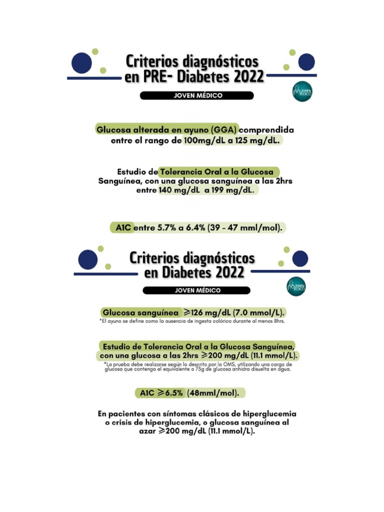 Criterios Ada 2022 | PDF | Diabetes | Medicina CLINICA