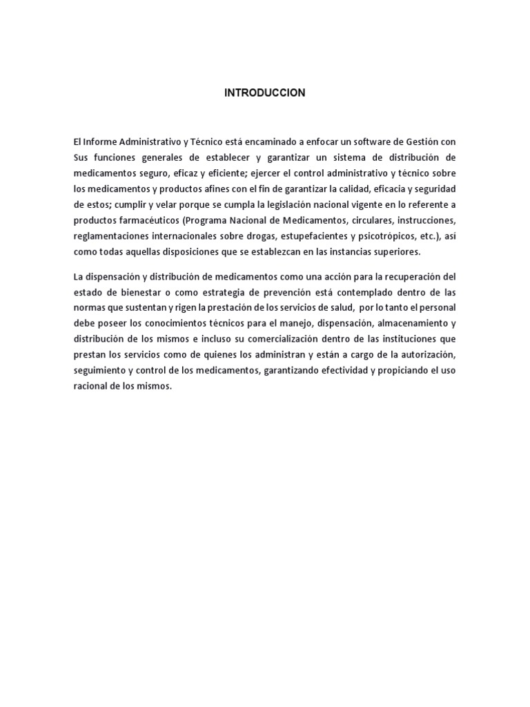 Informe Administrativo y Tecnico | PDF | Software | Ingenieria Eléctrica