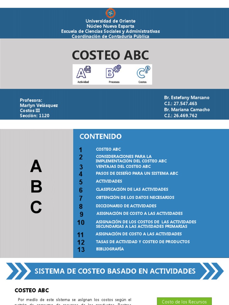 Costeo Abc Pdf Enfermería Inventario